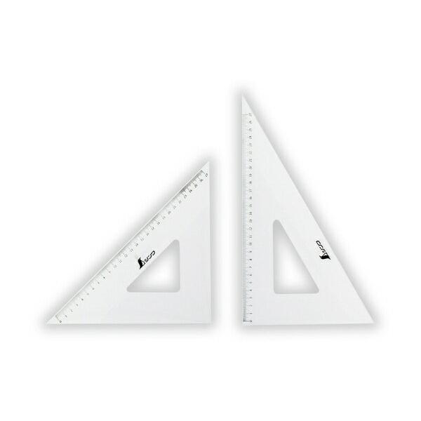 ■見易い大きな目盛数字を採用しました。本体サイズ■直角三角形：213×213×300mm■二等辺三角形：174×300×348mm■製品質量　直角三角形：46g　二等辺三角形：54g■＜材質＞アクリル樹脂