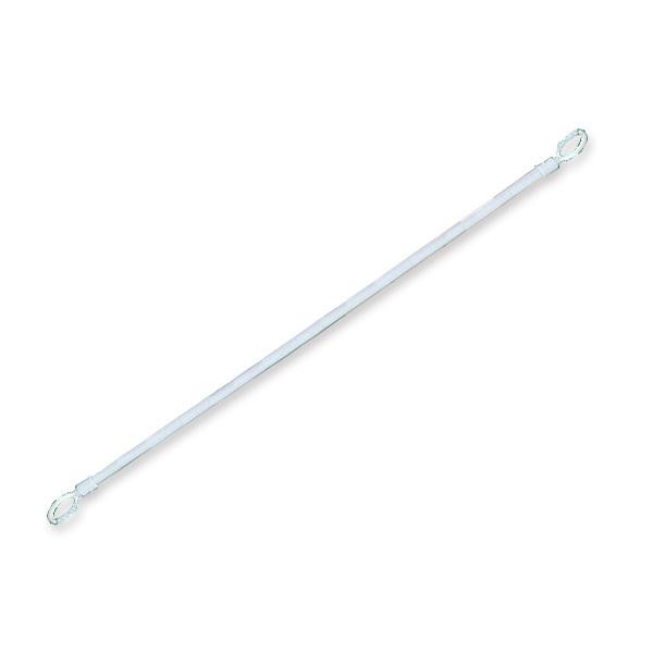 カラーコーンに取り付けられるバー。反射テープを巻いていないタイプです。カラーコーンと一緒に使用して仮囲いや歩行者の導線確保などに様々な用途に使えます。長さ：約2m重量：約300gリング：内径φ78mm／外径φ98mm※製造工程の都合上、本体...