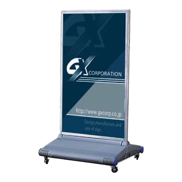 サイズ：W950×H1,700×D800mm重量：20kg(水満量時70kg)材質：本体フレーム/アルミニウム　　　水タンク/ポリエチレン樹脂　　　面板/アクリル板その他：ウォーターウェイト表示面：両面