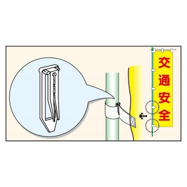 桃太郎旗、蛍光のぼり用のストッパーになります。【※注 実際の商品仕様とは若干異なる場合があります,ご注意ください!】