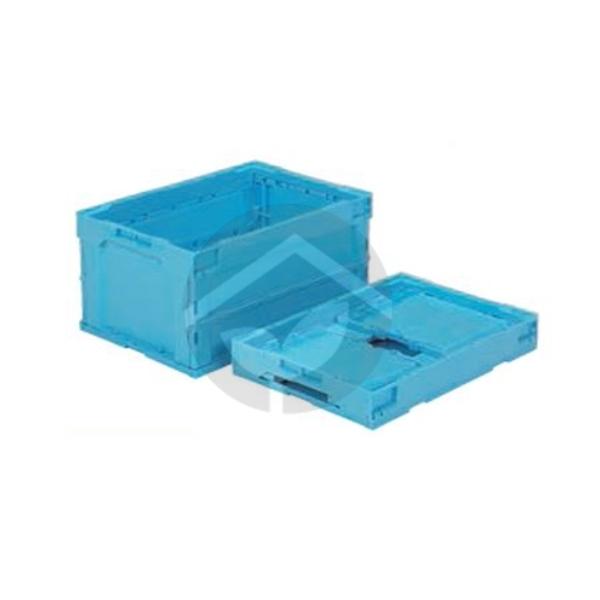 外寸：530×366×272mm内寸：494×336×261mm有効内寸：493×335×252mm圧縮荷重：8.74kN(892kgf)材質：PP内容量：43.1L底面形状：斜格子リブオリタタミ時全高：86mm※注意※本商品は法人様宛限定...