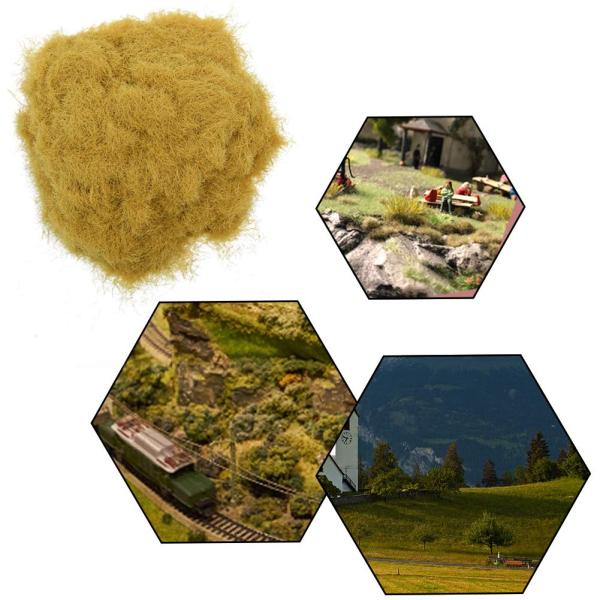 ◆ 当店は紙での領収書の発行は行っておりません◆ 初期不良は、1週間以内にご連絡下さい。それ以降の対応は出来ませんので、ご注意下さい。◆ 初期不良以外の故障は、メーカーにお問合せ下さい。【商品概要】5mm 人工芝生パウダー モデル草色：枯黄...