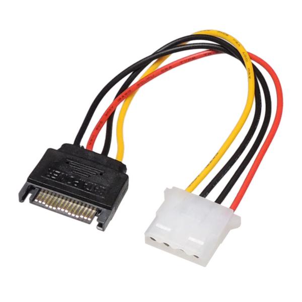 ◆ 当店は紙での領収書の発行は行っておりません◆ 初期不良は、1週間以内にご連絡下さい。それ以降の対応は出来ませんので、ご注意下さい。◆ 初期不良以外の故障は、メーカーにお問合せ下さい。【商品概要】SATA電源コネクタ15ピン(オス)ペリフ...