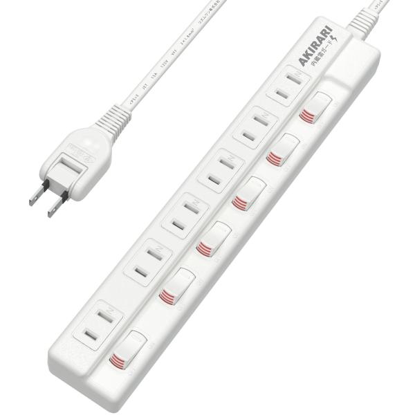 ◆ 当店は紙での領収書の発行は行っておりません◆ 初期不良は、1週間以内にご連絡下さい。それ以降の対応は出来ませんので、ご注意下さい。◆ 初期不良以外の故障は、メーカーにお問合せ下さい。【商品概要】【電源タップ 個別スイッチ付き 省エネ】待...