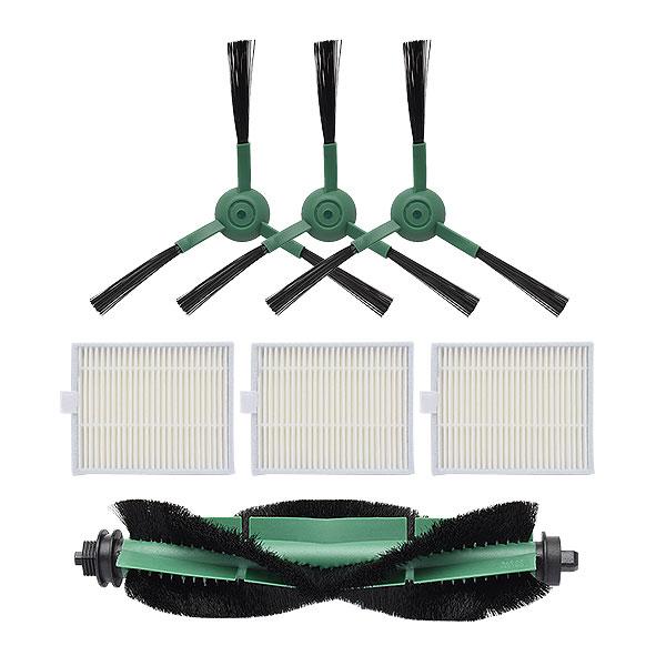 ルンバ コンボ Essential robot / 105 対応の互換品消耗品7個セットです。『メーカー純正品ではありません』セット内容：エッジクリーニングブラシ×3個　　ダストカットフィルター×3個　　シングルアクションブラシ×1本対応機...