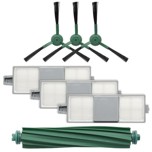 205 DustCompactor Combo ロボット 対応 交換パーツ 7点セットの互換品です。『メーカー純正品ではありません』《商品詳細》セット内容：エッジクリーニングブラシ 3個　　　　　　ダストカットフィルター 3個　　　　　　シ...