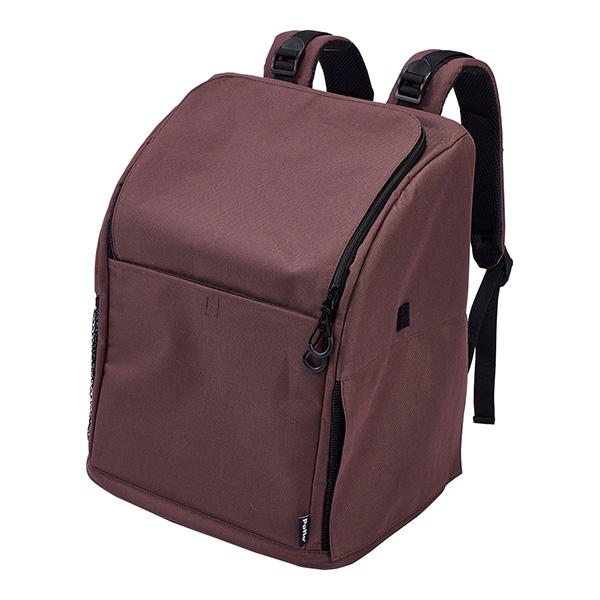 【同梱可】前にカバーが開くので前抱えした時にジャマにならない。カバーを開くと大きなメッシュ窓付。中敷カバーは丸洗いできるので、いつも清潔。汚れがつきにくい底鋲や収納ポケットついているので、お出かけにとっても便利。●材質生地：ポリエステル・ポ...