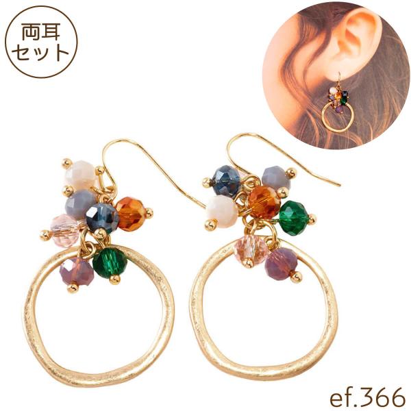 合金素材のピアスです。2個入りの商品です