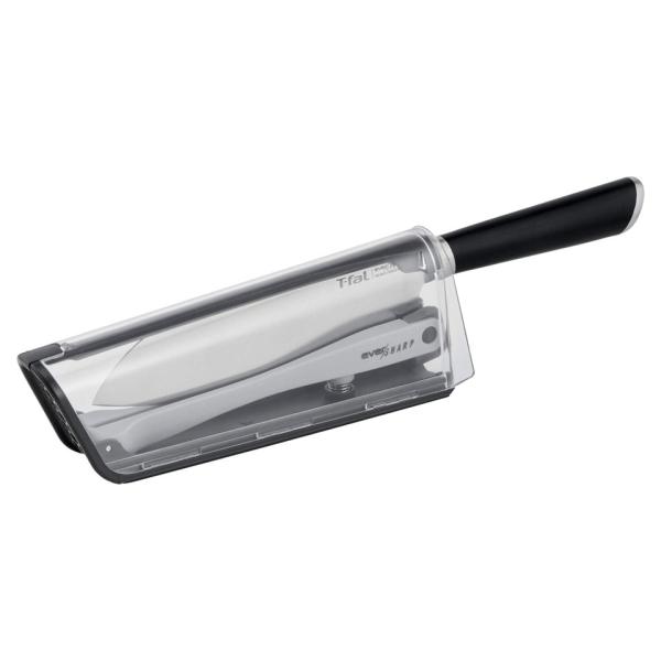 【製品について】ブランド　T-fal ティファールアイテム　T-fal ティファール エバーシャープ 三徳ナイフ K255S2 16.5cm 包丁研ぎ器 ナイフとシャープナーが一体 セラミック砥石使用カラー　シルバー＋黒型番　K255S2商...