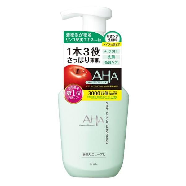 【製品について】ブランド BCLアイテム 1個 BCL クレンジングリサーチ ホイップクリアクレンジング 150mL 泡洗顔 角質ケア メイク落とし内容量 150mL成分 水、グリセリン、PG、カリ石ケン素地、ラウリン酸、ラウリルヒドロキシ...
