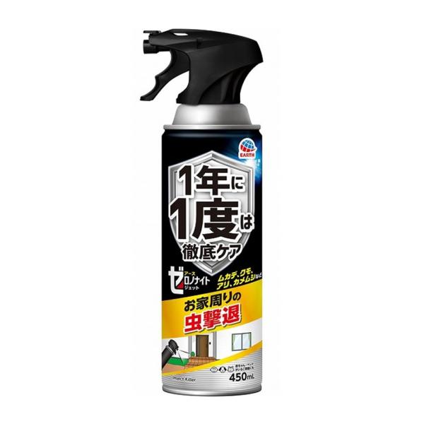【製品について】ブランド　アース製薬 アイテム　1個 アース製薬 ゼロノナイト イヤな虫用 ジェット 害虫駆除スプレー 450ml原材料・成分　【有効成分】ブロフラニリド、フタルスリン、トランスフルトリンJANコード　49010802278...
