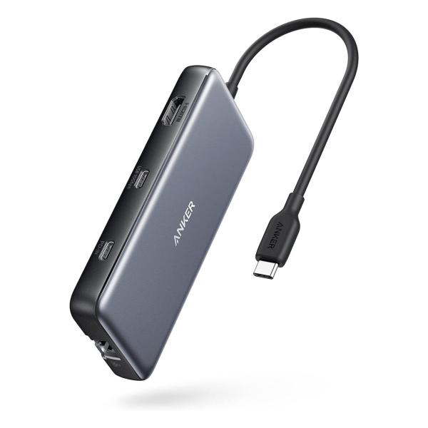 【製品について】ブランド Anker アンカーアイテム Anker アンカー PowerExpand 8-in-1 USB-C PD 10Gbps データ ハブ 100W USB Power Delivery 対応 USB-Cポート 4K出...