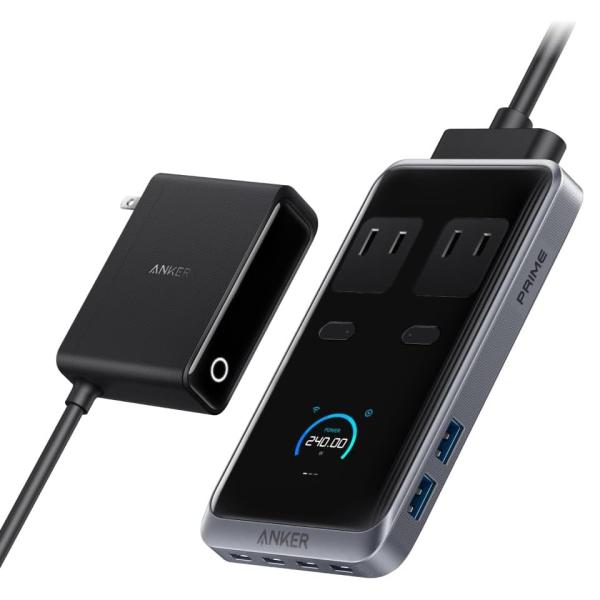 【製品について】ブランド　Anker アンカーアイテム　Anker アンカー Prime Charging Station 8-in-1, 240W 据え置き型型番　A91B2NF1カラー　ブラックサイズ　幅103mm×高さ78mm×奥行3...