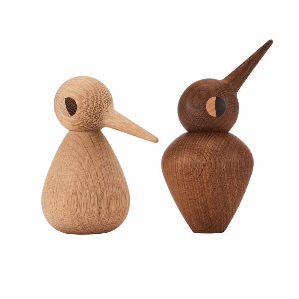 デンマークのデザイナーであるクリスチャン・ヴェデルが1959年に発表した鳥のオブジェをARCHITECTMADE社が復刻したものです。ボディを上下反対にしたり、ネックの角度を変える事により鳥たちの色々な表情を生み出します。オーク材仕様でカラ...