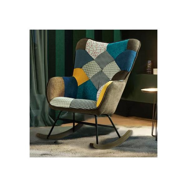 レジャーや読書等に最適な北欧風ロッキングチェアです。人間工学に基づいて設計されたこのチェアは、全身を包み込むような座り心地が特徴です。疲れた体をリラックスさせながら、映画鑑賞や音楽鑑賞などのストレス解消にもおススメです。脚のカーブには無垢材...