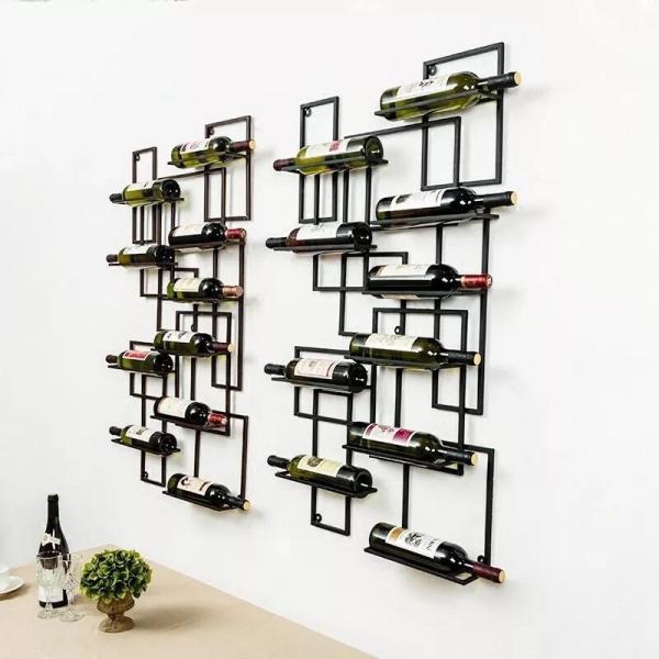 ■商品情報こちらの壁掛け式ワインラックは、シンプルでありながら美しいデザインが特徴です。最大で10本のワインボトルを収納可能で、スタイリッシュな外観は、お部屋のインテリアを引き立てます。見せる収納としても最適で、ワインボトルのラベルが見える...