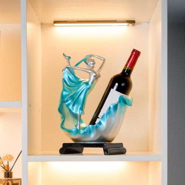 ■商品情報流れるようなラインのドレス部分でボトルを支える構造が自然で、無理のない造形となっています。合成樹脂製ながら、表面の艶・グラデーション塗装により、エレガントかつアートな存在感を放ちます。ワイン好きの方へのプレゼントや新築・引越し祝い...