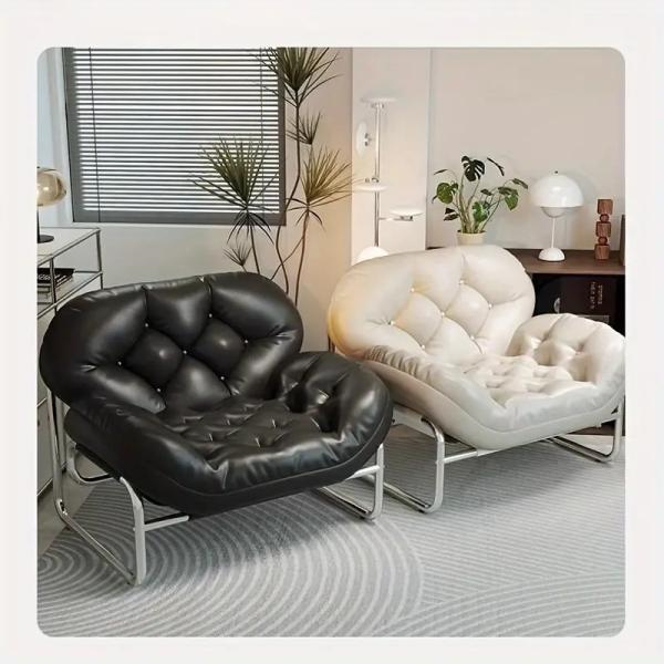 ■商品情報シングルソファチェアが新しく登場しました！背もたれ付きで、柔らかくふっくらとした弾力があり、どんなシーンでも心地よい座り心地を提供します。リビングやベッドルームなど、様々なインテリアに溶け込み、スタイリッシュな空間を演出します。シ...