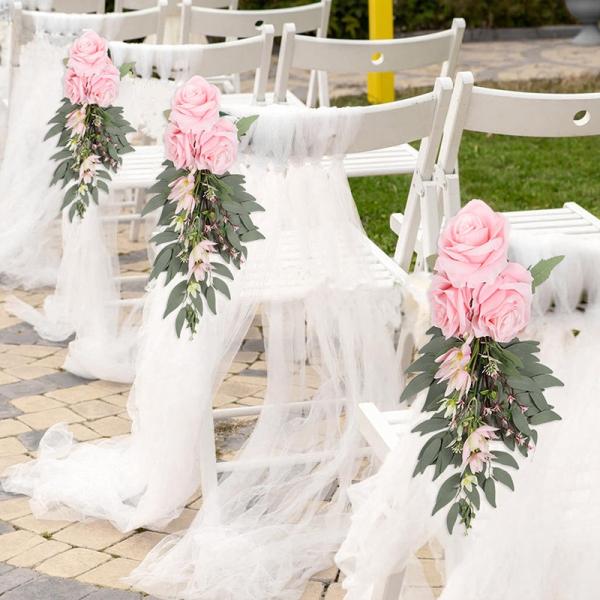 華やかな薔薇を使った2色展開で、特別な日の空間を美しく彩ります。テーブルトップや壁飾り、チェアーへの装飾としても使いやすく、挙式や披露宴の雰囲気を一気に華やかに演出します。色の組み合わせやデザインにこだわり、写真映えする上品な空間づくりをサ...