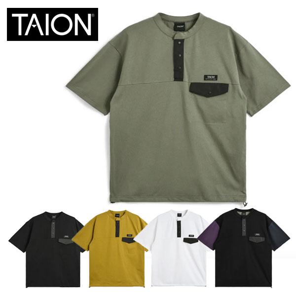 2026 SPRING SUMMER アイテム入荷!!"60/40（ロクヨン）クロス生地使いがアクセント、マウンテンラインのＴシャツ"Tシャツにアウトドアの機能性を。ヘンリーネック部分と胸ポケットのフラップに、60/40（ロクヨン）クロス生...