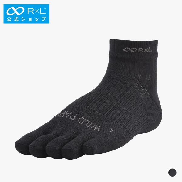 長時間使う事を想定したフィット感へ進化した5本指型！【商品特徴】さらさらDRY タッチ！軽い！高強度和紙！R×L独自の高強度の「和紙糸」を使用し、高い吸放湿性がDRYタッチを実現。紙糸は多孔質で比重が軽く軽量な履き心地を実現します。また優れ...