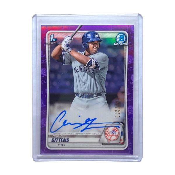 クリス・ギッテンズ ヤンキース サイン