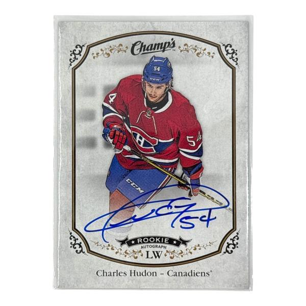 チャールズ・ヒュードン カナディアンズ サイン