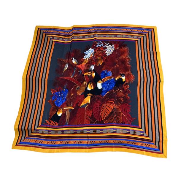 レディース トロピカル ボタニカル 鳥 花