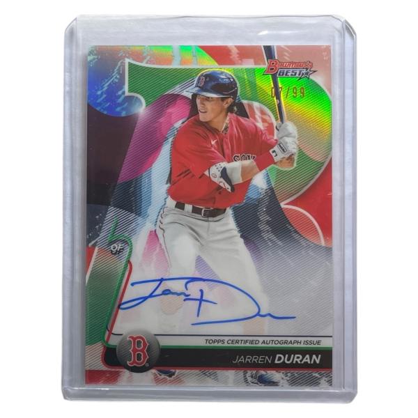 ジャレン・デュラン レッドソックス サイン