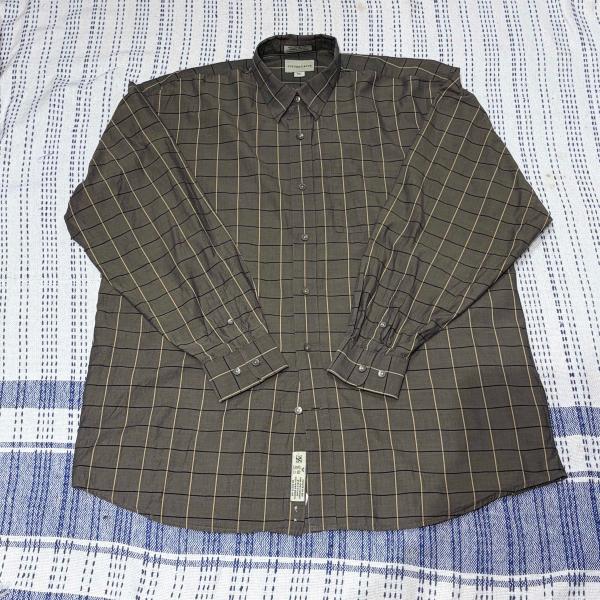 【商品名】：【USED】CUTTER&amp;BUCK GOLF WEAR ビッグシャツ メンズ 2XL 長袖 ブラウン 春服【ブランド】：CUTTER&amp;BUCK【カラー】：ブラウン【サイズ】：2XL　[着丈]：87 cm　[身幅]...