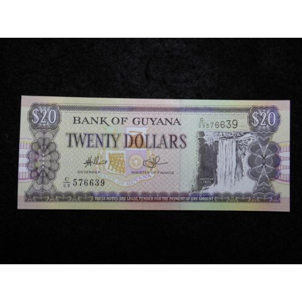30/ガイアナ・20DOLLARS 1996※撮像は見本です。同等品のご送付となります。