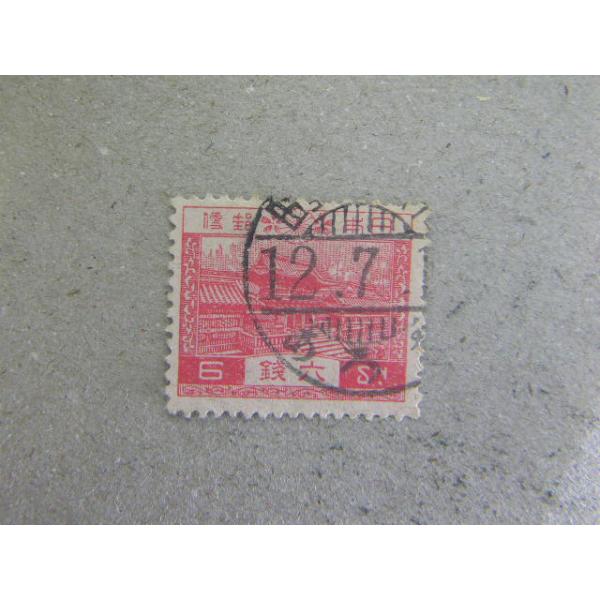151/風景切手（1926.7.5）　6銭　日光陽明門　