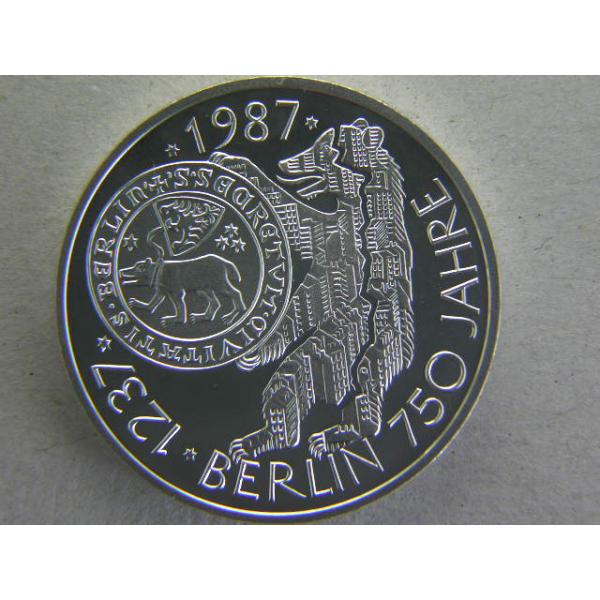 品位　銀62.5％　量目15.5ｇ　 750周年記念 - ベルリン　mintage350,000