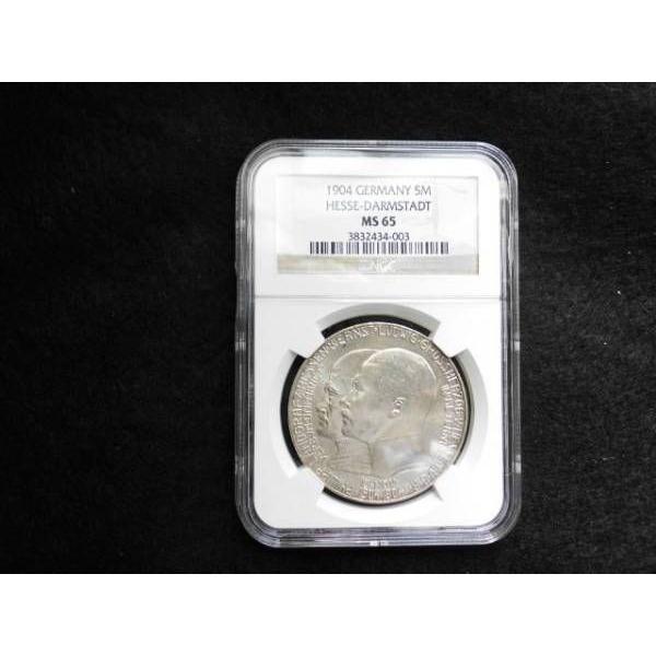 品位 銀90.0％ 量目27.777ｇ mintage40,000 400th birthday of Philipp the Magnanimous NGC MS-65