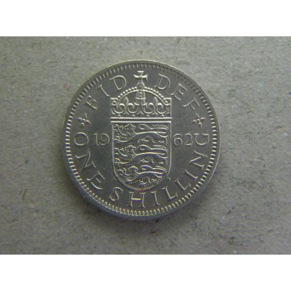Composition: Copper-Nickel Diameter: 23.5mm 1954-70 english  shield