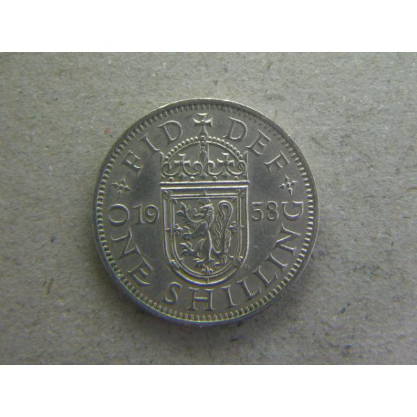 Composition: Copper-Nickel Diameter: 23.5mm 1954-70 scottish shield