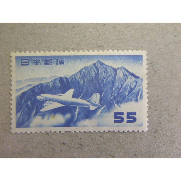 27/円単位立山航空　55円　1952.7.1