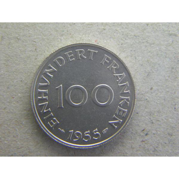 Copper-nickel　mintage11,000,000※第一次・第二次世界大戦後、フランスの占領・管理下にありましたが、1957年にドイツに復帰しました。