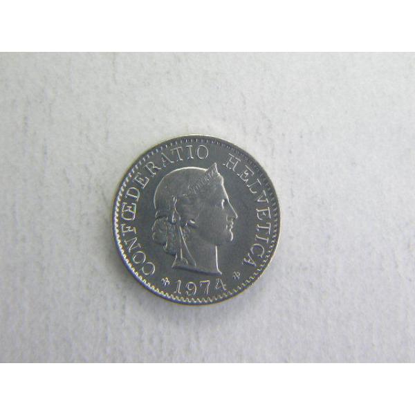 17.1mm Copper-nickel HELVETIA crowned head right  1879-1917 1919-31 1940-80