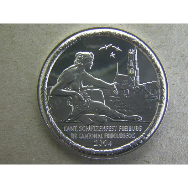 品位　銀92.5％　量目　25.0ｇ　直径33ミリ　Proof　発行枚数　1,500枚　Fribourg Festival