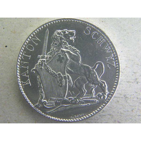 品位　銀83.5％　mintage 8,000枚　Schwyz　シュバイツ