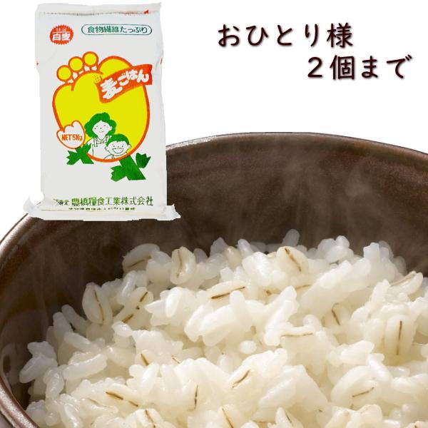 国内産大麦を100％使用しております。食物繊維たっぷりの麦ご飯で健康なカラダ作りをサポートいたします。 国産六条大麦を黒条線に沿って半分に割り、精麦加工した後、蒸気で蒸して圧ぺんした商品です。大麦特有の黒条線が目立たない麦ごはんです。お米に...