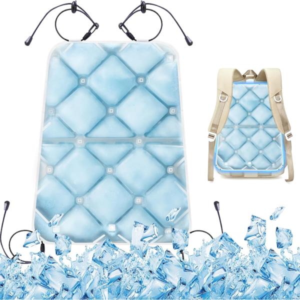 【2025夏新型・熱中症対策・瞬間冷感】PCM冷感パッドは28℃以下で自然凍結し、繰り返し使用できる製品です。PCM冷感パッドは背中を冷やすことで、全身の熱を冷やすことができます。 製品が溶けても、涼しい空間に置くだけで再び凍らせて繰り返し...