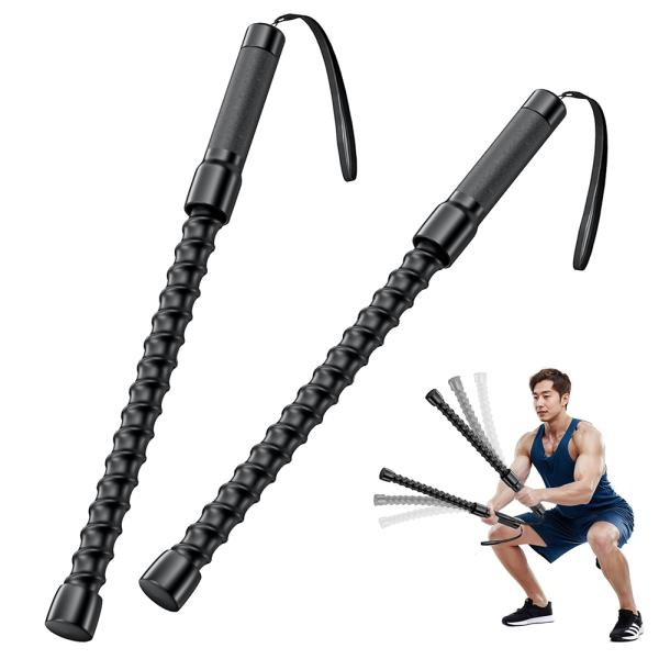 カラー:/ブラックサイズ:/2本セット【空間ゼロ制約】ロープレス バトルロープで全身引き締め・室内で本格トレーニング高反発スプリングが従来ロープの空気抵抗を再現。リビングや寝室の狭い空間でも、安全に爆発的な筋収縮を実現（※騒音ゼロ設計）【3...