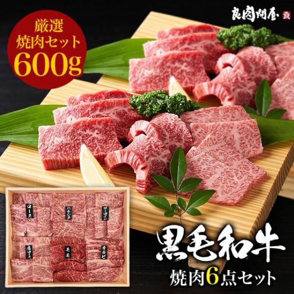 商品名 黒毛和牛 特選焼肉6種セット内容量 600g原材料 黒毛和牛肉部位 サーロイン 100g リブロース 100g 肩ロース 100g カルビ 100g ハネシタ 100g モモ 100g産地 国産賞味期限 冷凍(-18℃以下)1年間販...
