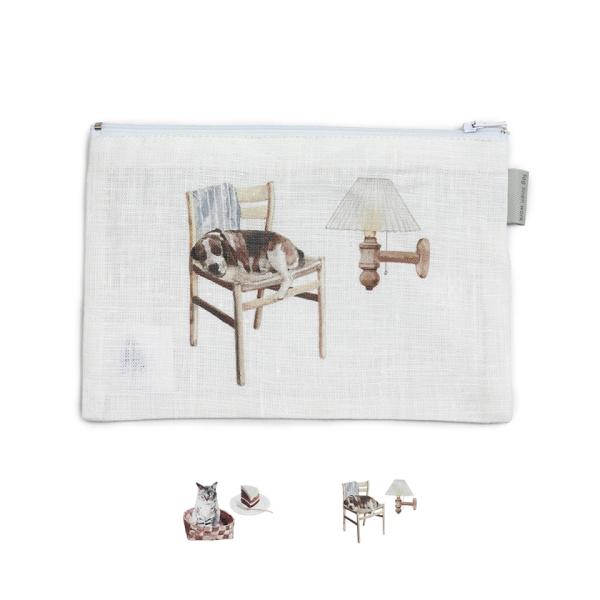 ●　商品データ●　サイズ　：　約W19 x H13cm●　素材　：　リネン100％(普通地)●　生産国　：　リトアニア●　ブランド　：　Fog linen works●　デザイナー　：　Misato Ogihara / 荻原 美里●　配送区...