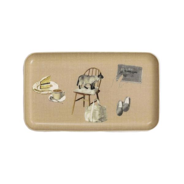 ●　商品データ●　サイズ　：　W21.5 x D12.5 x H1.4cm●　素材　：　ポリエステル樹脂 リネン100％●　生産国　：　日本●　デザイナー　：　荻原 美里 / Misato Ogihara●　備考　：　食洗機◎ 電子レンジx...