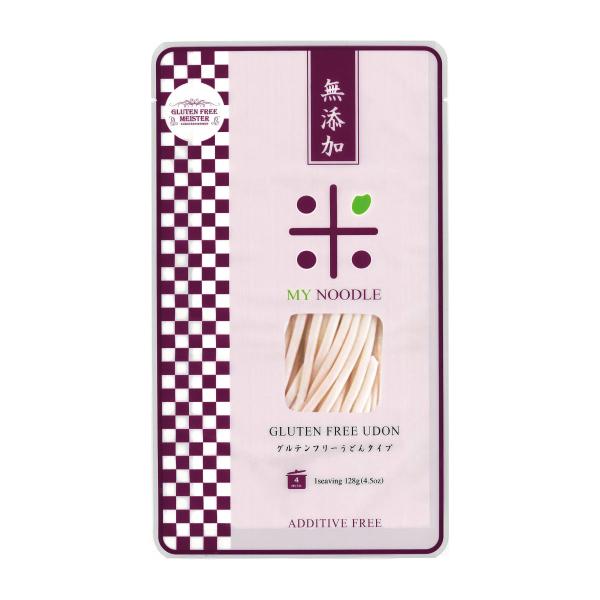 国内産の玄米粉を使用して作ったグルテンフリーうどんです。増粘剤・着色料を含まない、無添加仕様です。・食物アレルゲン表示義務/推奨28品目を一切含まない原材料を使用し、専用工場で製造しています。・製造時の切り歯の摩擦熱などにより茶色、黒色の斑...