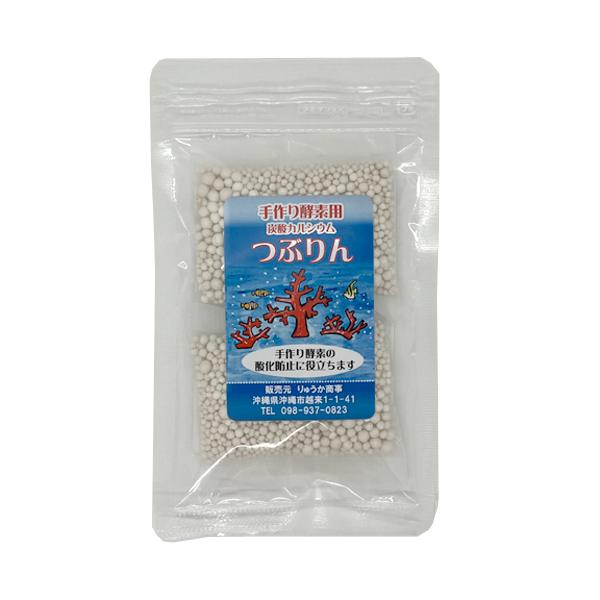 【商品内容】手作り酵素用　炭酸カルシウム　つぶりん　内容量:50g×2レギュラータイプ口が広い容器で酵素を保存する方にオススメです※写真はイメージです　粒の大きさは異なります沖縄の水から抽出された炭酸カルシウムです酵素用として予め煮沸消毒(...