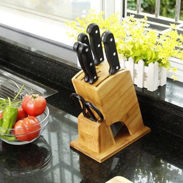 ■品名：包丁スタンド ■素材：バンブー■タイプ：A■サイズ：写真参考検索ワード：包丁スタンド おしゃれ ナイフスタンド 包丁立て キッチンナイフ ハサミスタンド キッチン 収納 調理小道具たて 包丁 スタンド ナイフ 収納 ケース シンプル...